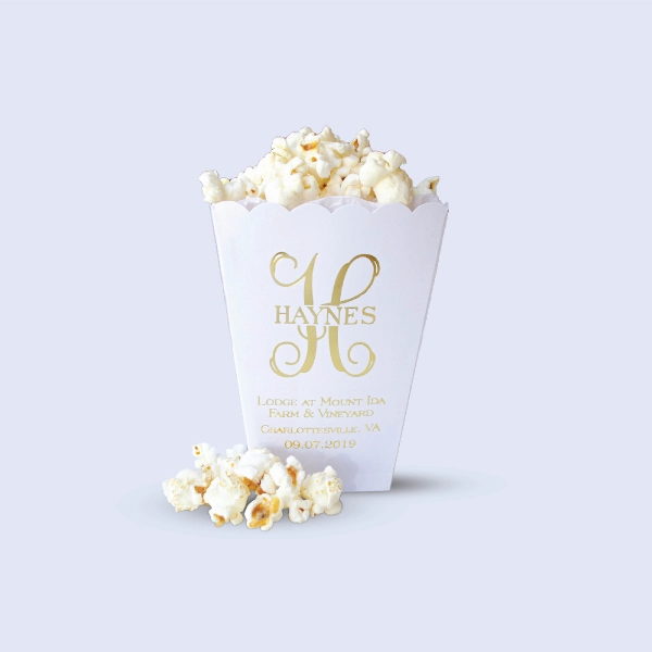 Custom Popcorn Boxes For Weddings
